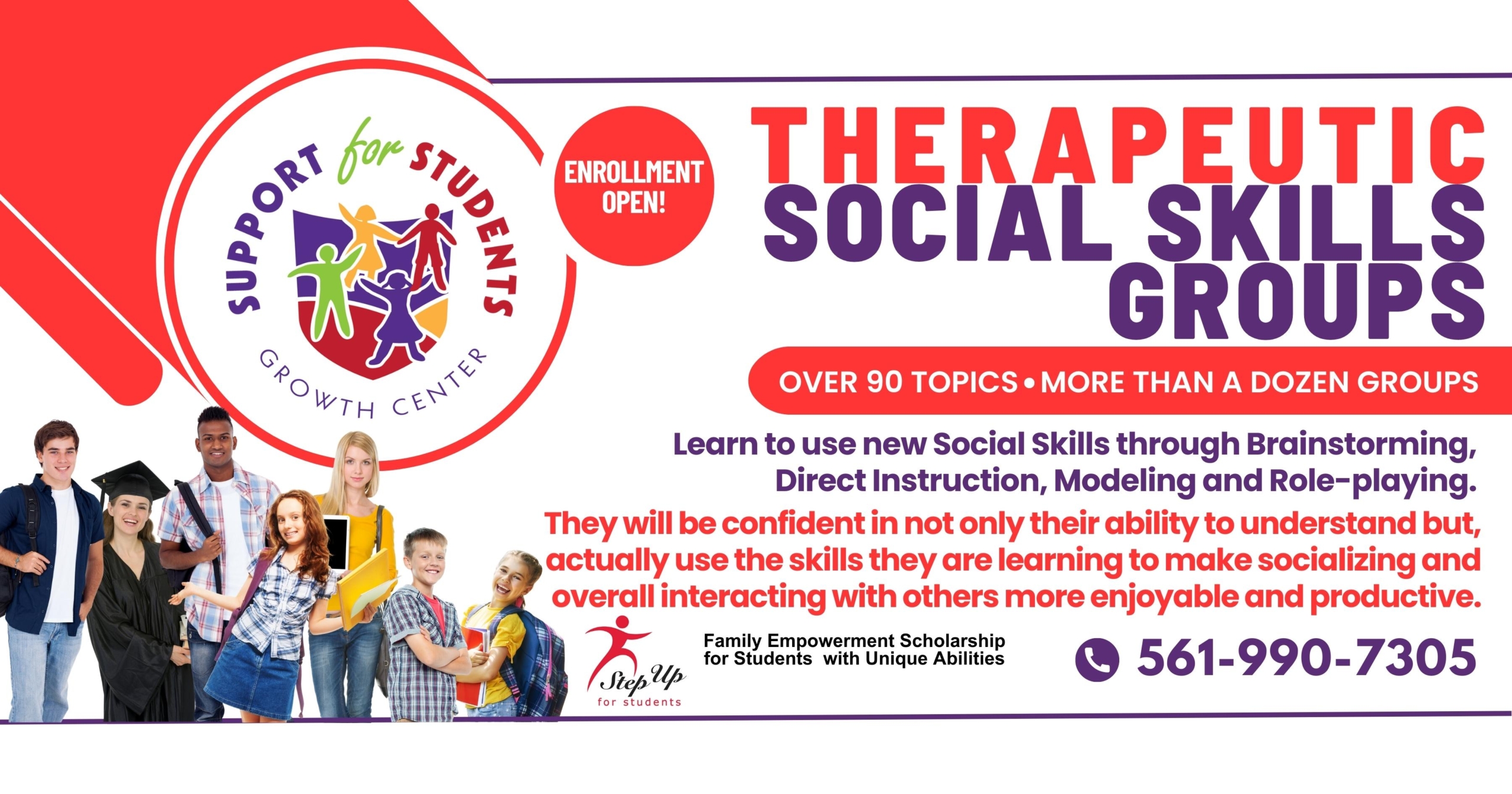 Enrollment is now open - Support for Students Growth Center